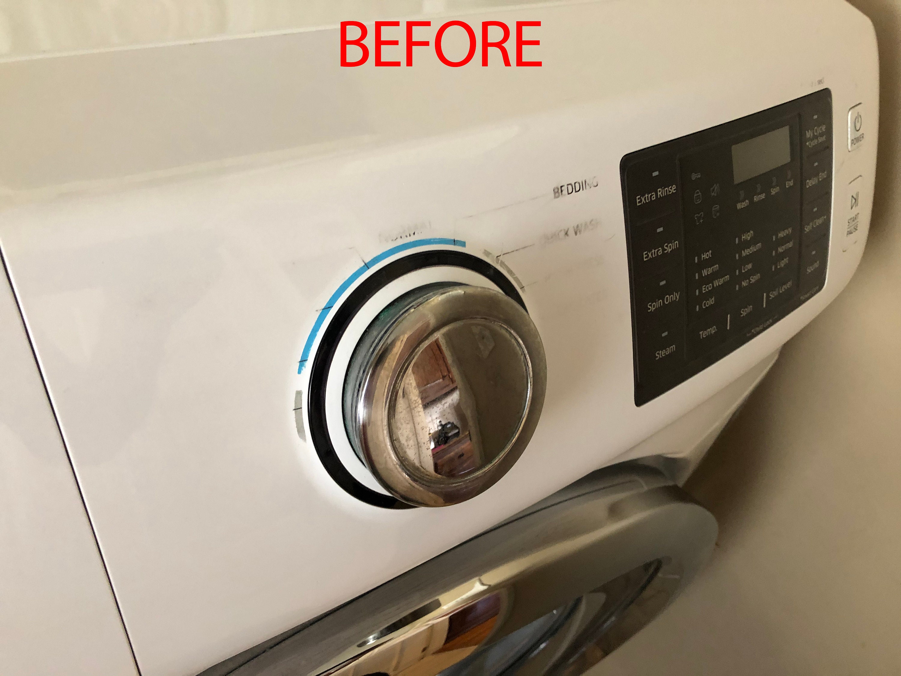 Samsung Model WF42H5200AW Washer Sticker Label / Decal - for Control ...