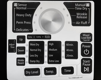 Samsung Model DV365GTBGWR Dryer Sticker Sheet Labels / Decals | Etsy