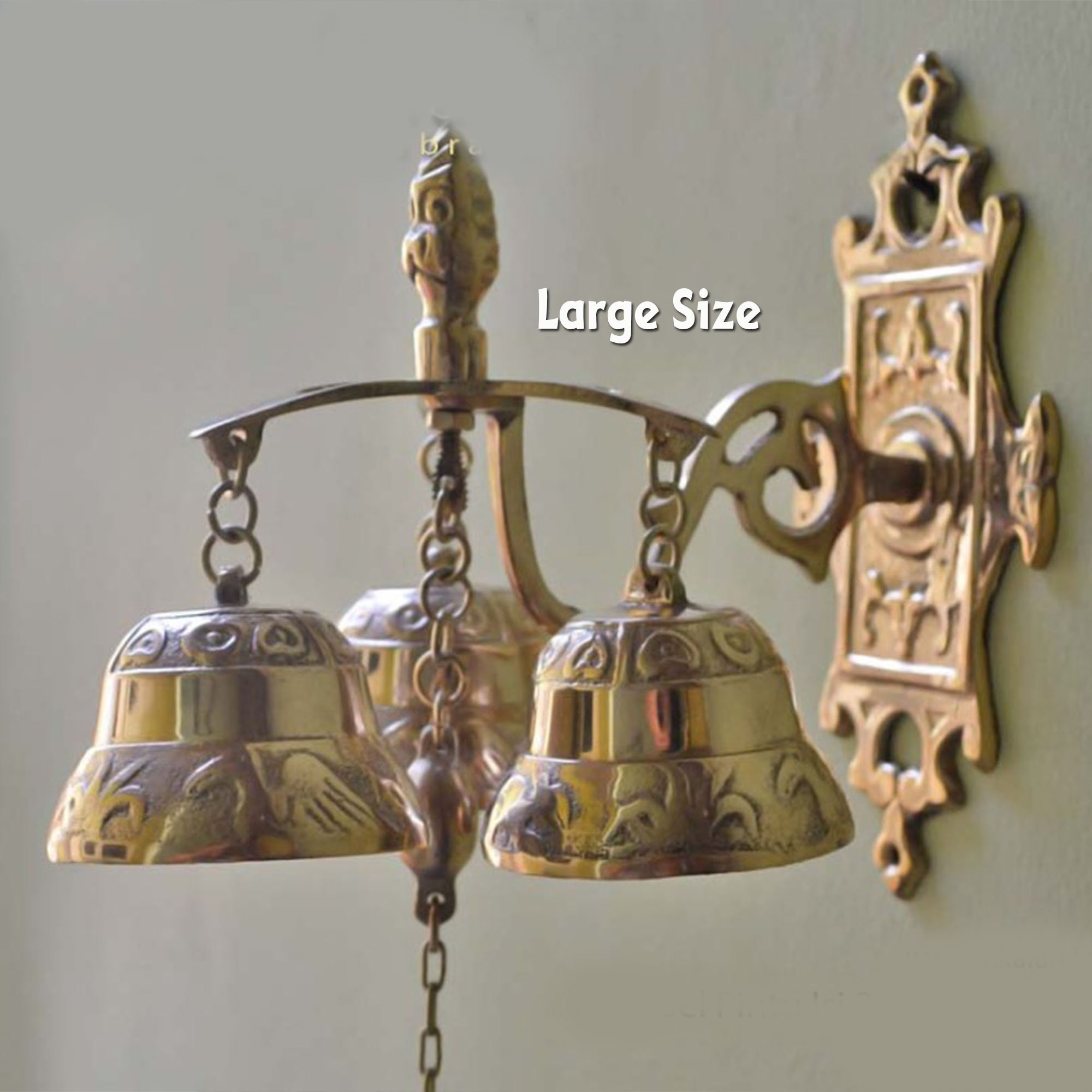 Vintage Bell Gate Front Door Antique Three Ringing Bell Knock - Etsy