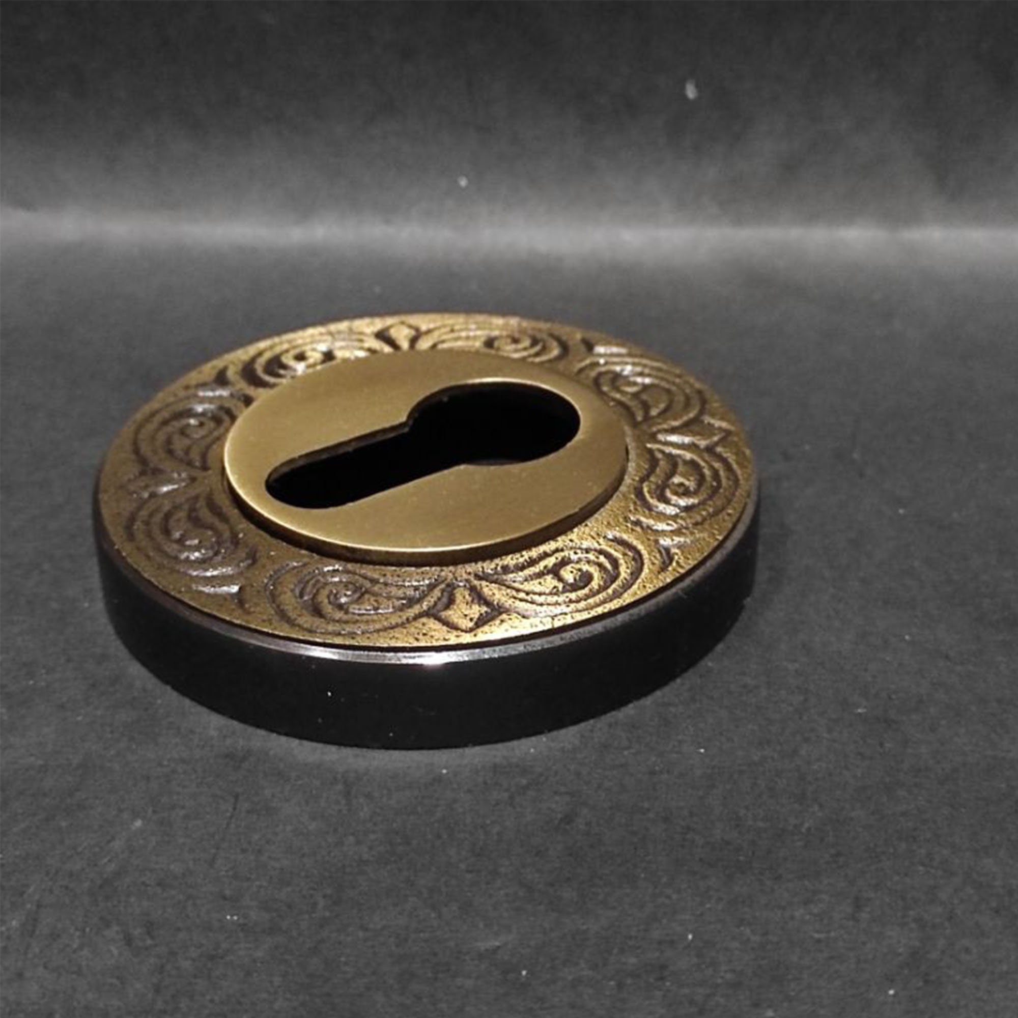 Antique Round Keyhole Cover Plate Entry Door Vintage Keyhole - Etsy