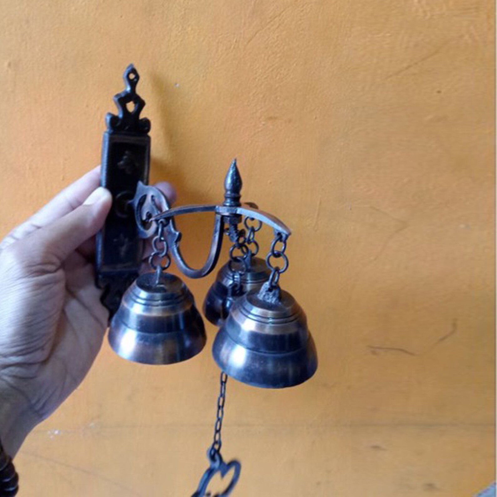 Vintage Bell Gate Front Door Antique Three Ringing Bell Knock - Etsy