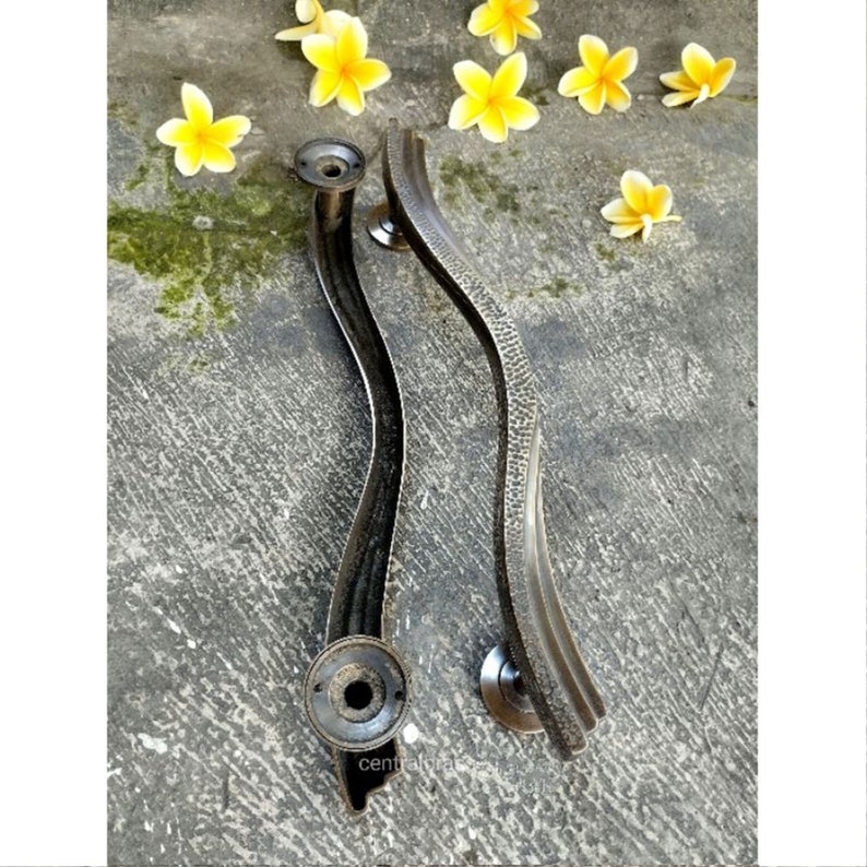 16.92 Inches Twist Large Door Pull | Pair Luxury Door Handle Solid ...