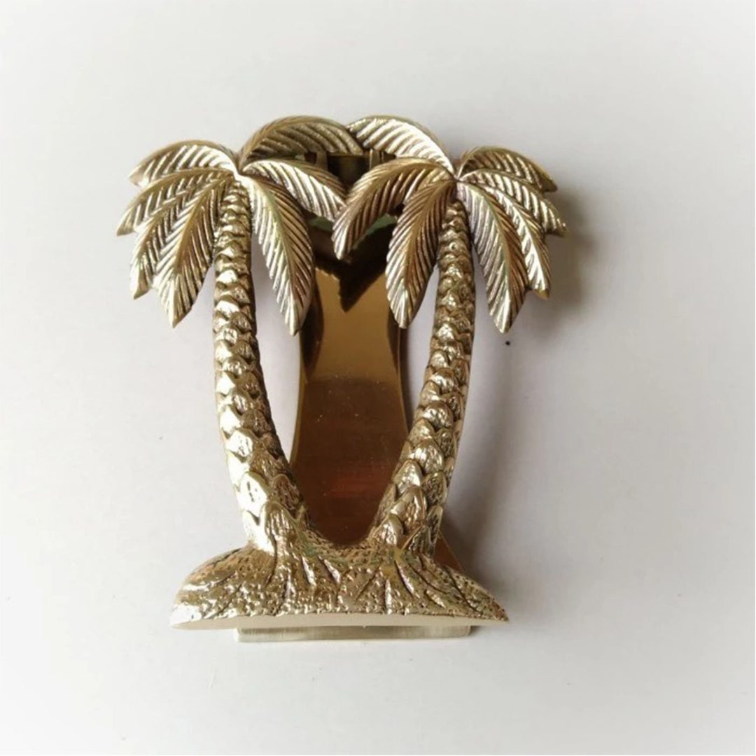 Tropical Palm Brass Door Knocker | Boho Style Decorative House | 6 ...