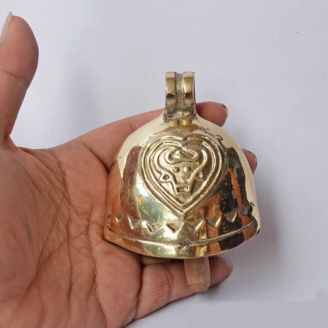 Cow Bell Choker Vintage Brass Farmhouse Available Gold and Brown Color ...