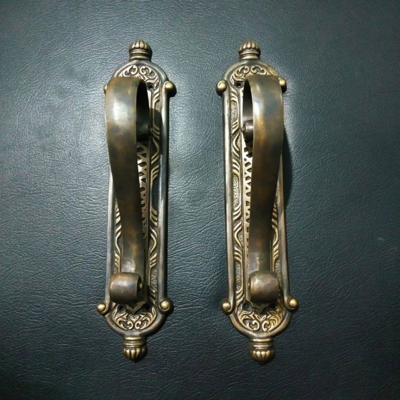 Classic Door Handle Pair Antique 11.4 French Door - Etsy