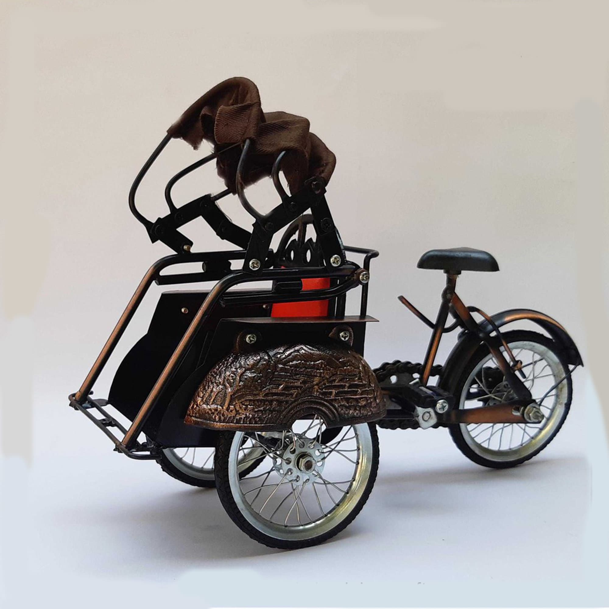 Pedicab Miniature Yogyakarta, Vintage Handmade Tricycle Pedicab, Becak ...