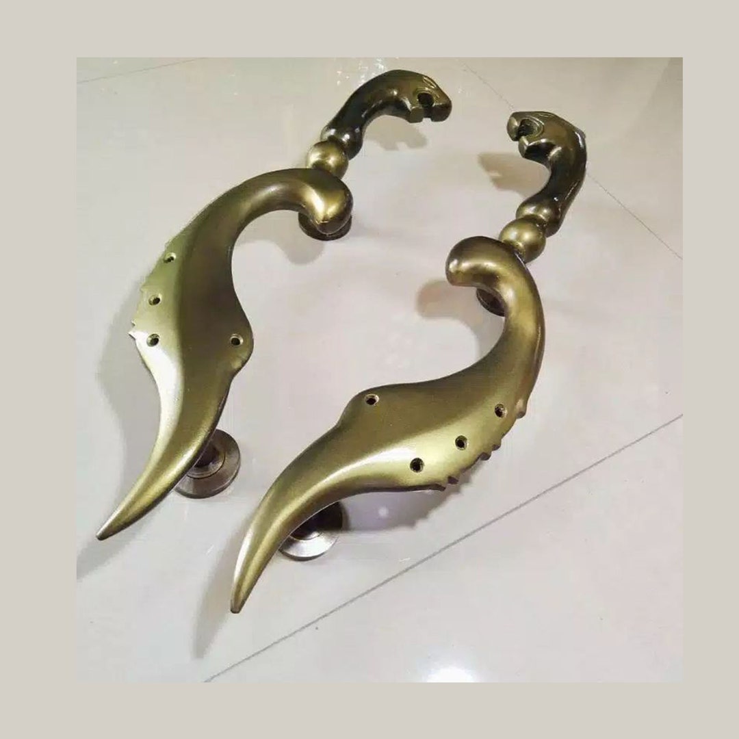 19.68 Inches Pair of Ethnic Kujang/dagger Door Handle, Antique Kujang ...