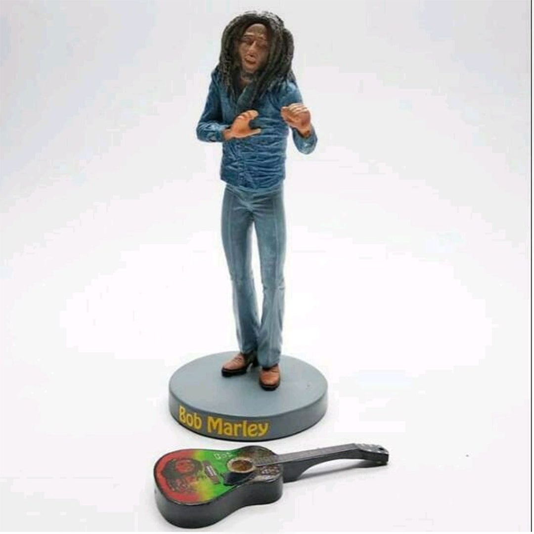 BOB MARLEY Action Figure Scale 1/12 Perfect for Music Gifts or Table ...