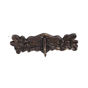 Brass Bail Dragonfly Oakleaf Solid Brass 2 Pcs | Cabinet Drawer Door ...