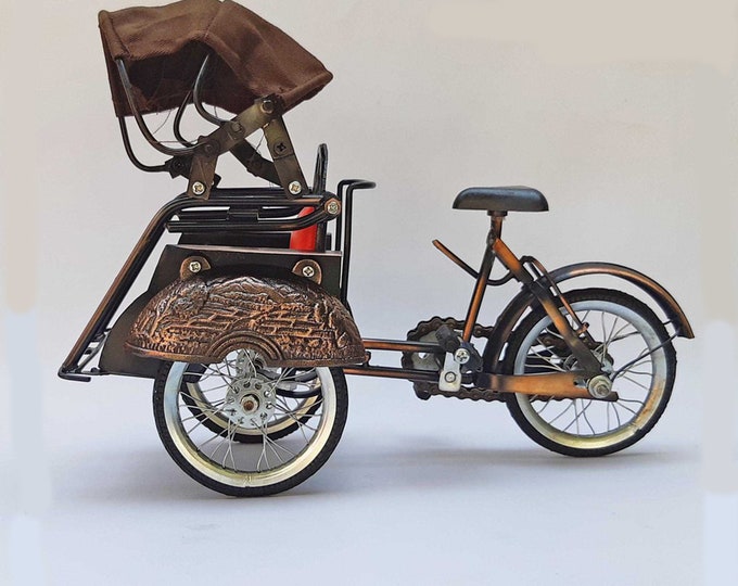 Pedicab Miniature Yogyakarta Vintage Handmade Tricycle - Etsy