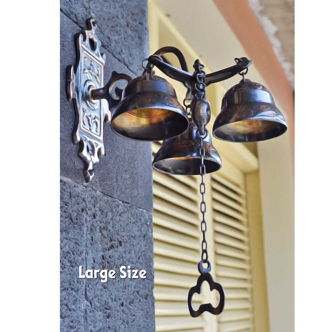 Vintage Bell Gate Front Door Antique Three Ringing Bell Knock - Etsy