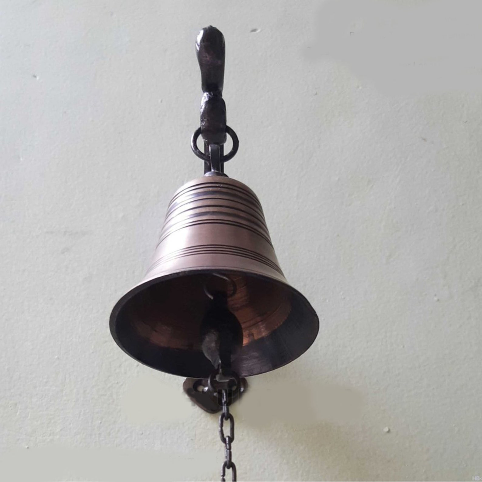 Vintage Style Cast Brass Farm Dinner Bell Free Shipping - Etsy