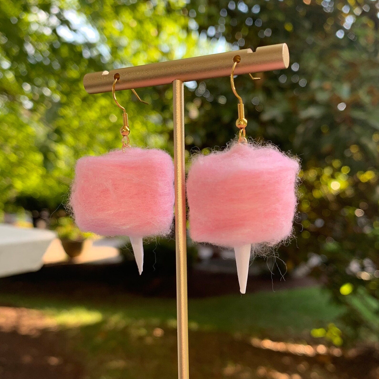 Cotton Candy Earrings - Etsy