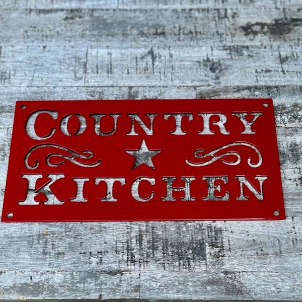 Country Kitchen Sign - Etsy