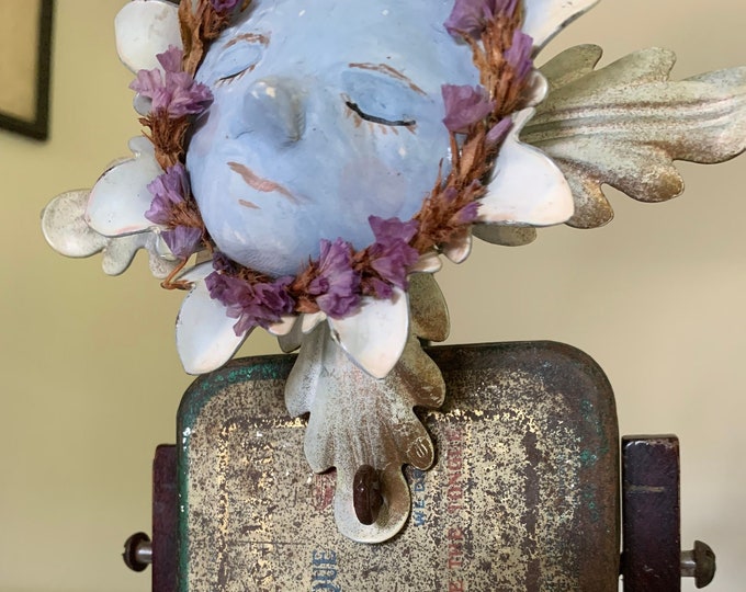 Found Object Assemblage Art Doll Wall Hanging - Etsy