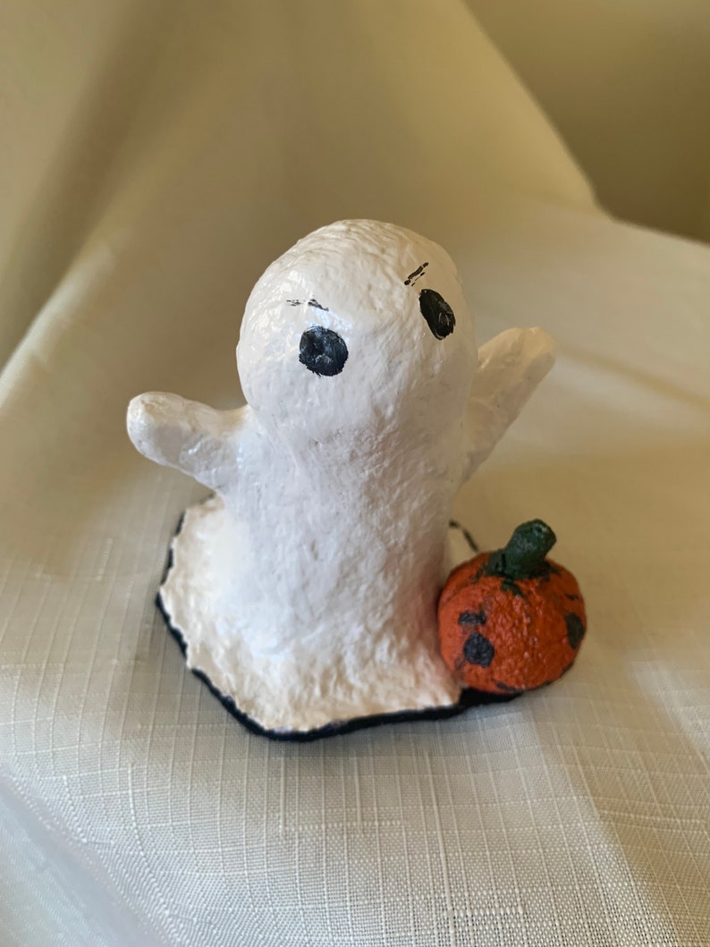 Handmade Paper Mache Ghost - Etsy