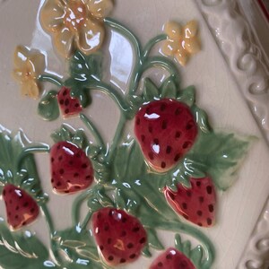 Strawberry Themed Ceramic Kitchen Decor - Etsy