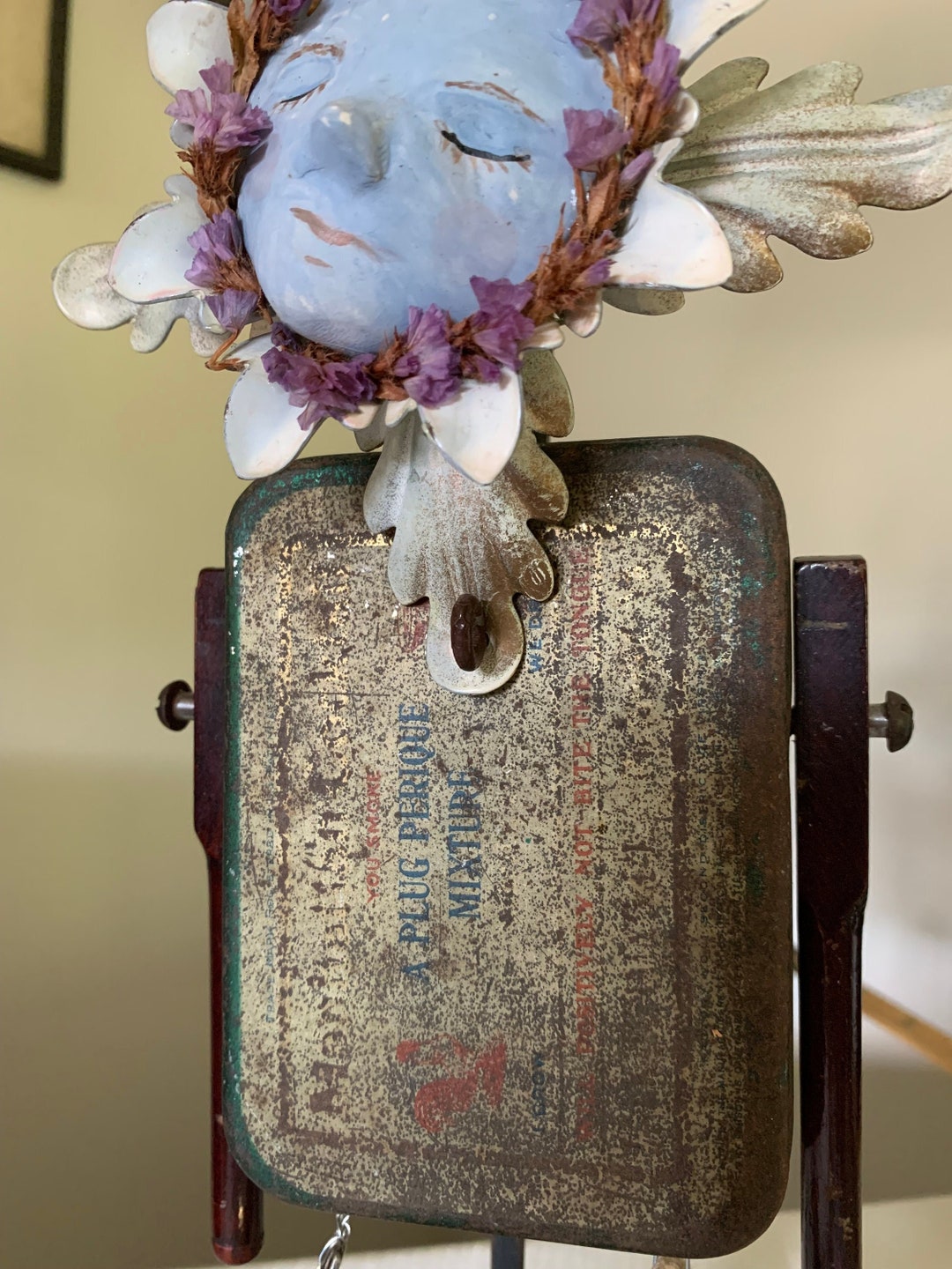Found Object Assemblage Art Doll Wall Hanging - Etsy