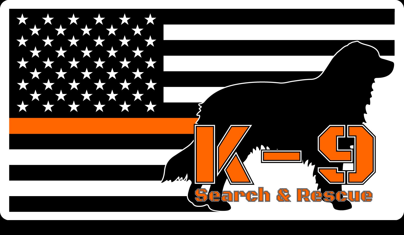 K-9 Search and Rescue Vinyl Stickers - Etsy