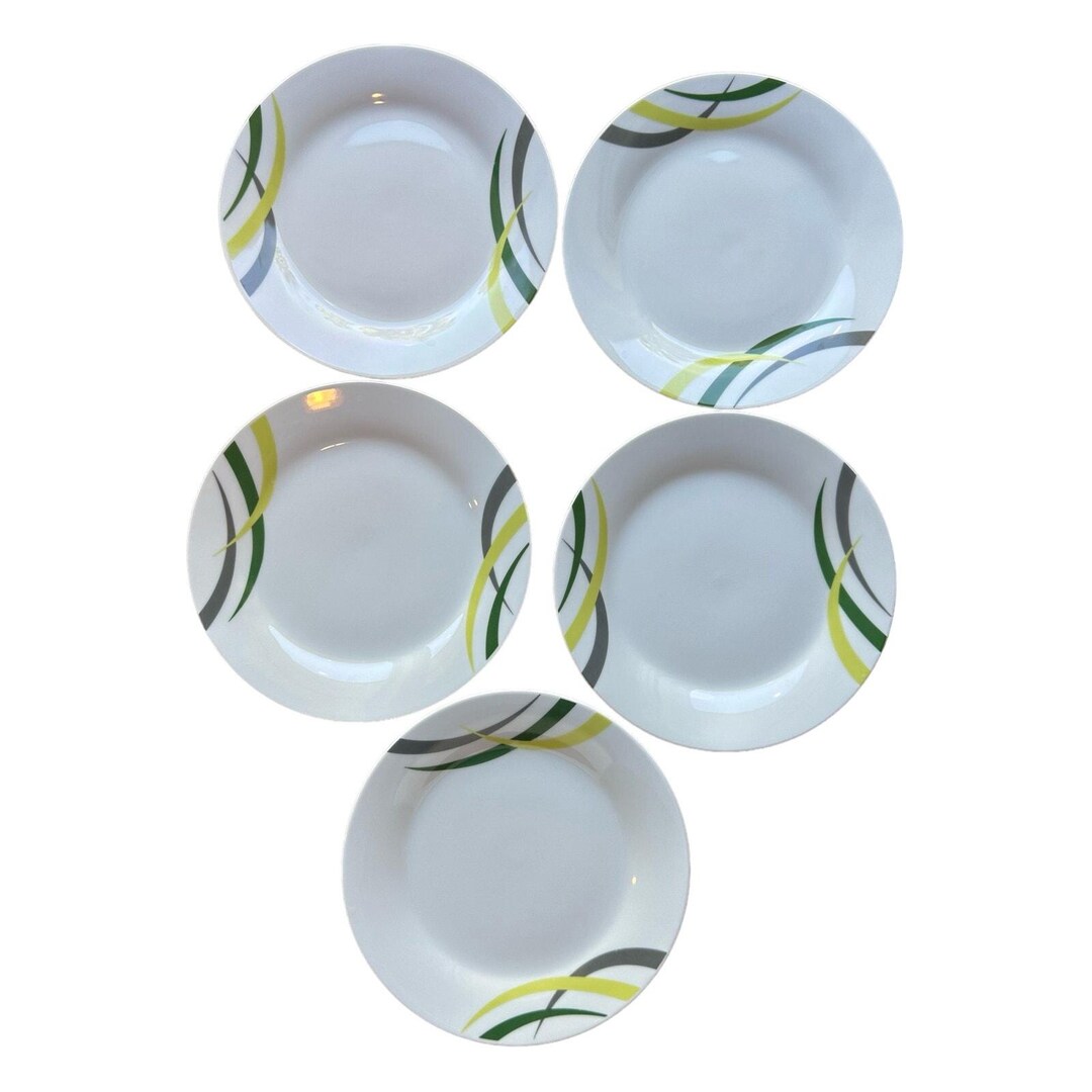 Vintage Prima Tavola Porcelain Salad Dessert Plates 7.5" German Set of ...