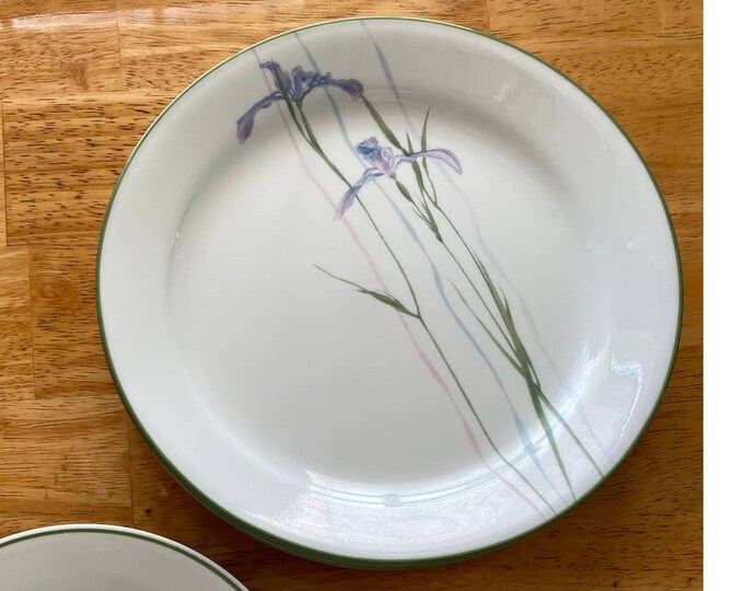 Vintage Corelle Shadow Iris Salad Plates, Set of 7 - Etsy