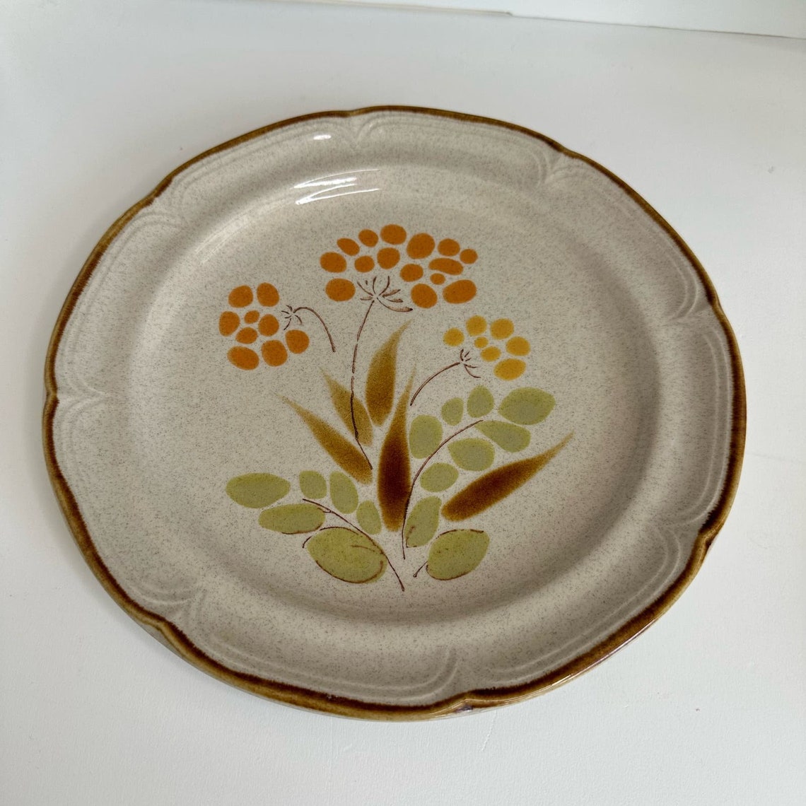 Vintage Dinner Plate in Somerset Pattern by Hearthside Handpainted ...