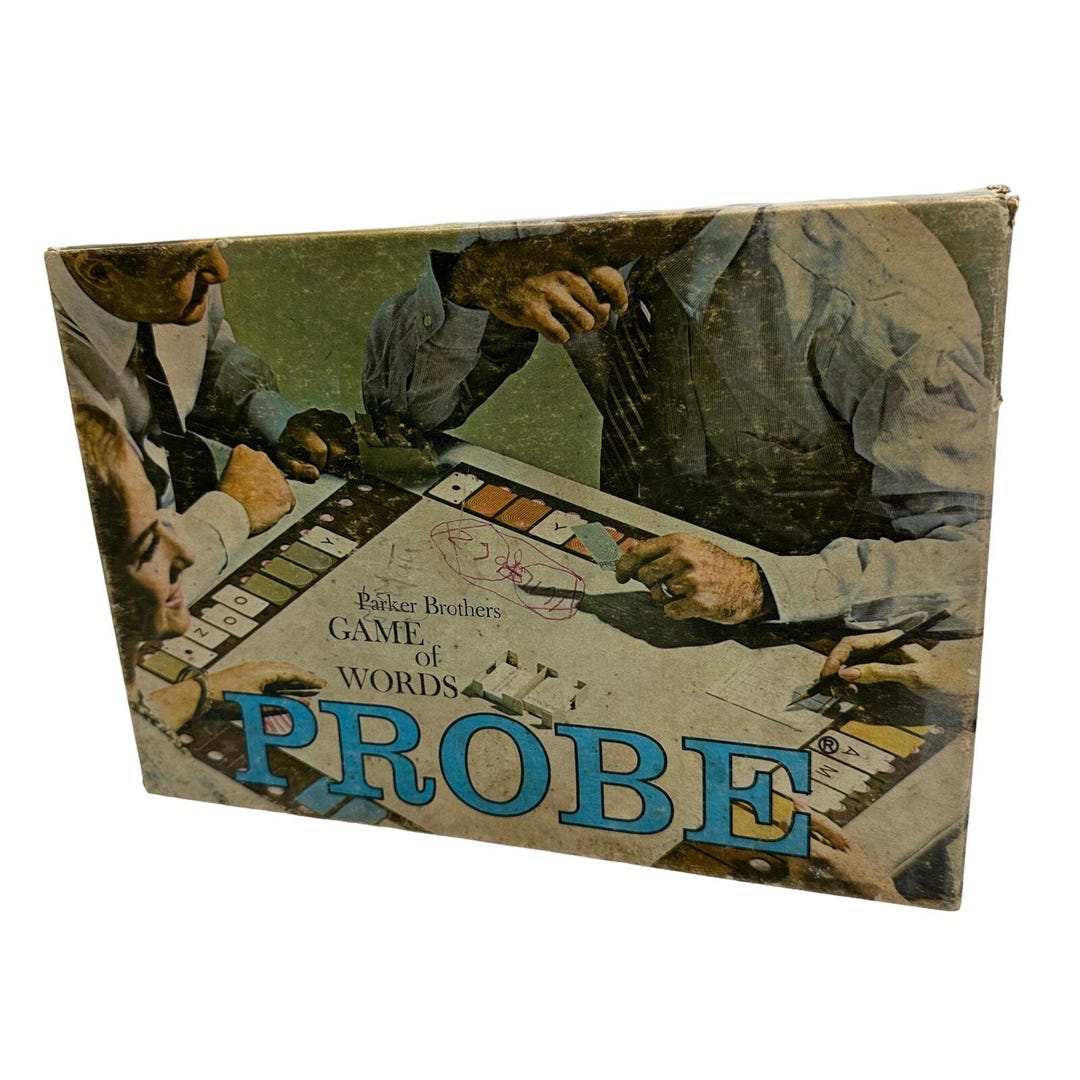 Vintage Probe Game of Words Parker Brothers 1964 Board Game - Etsy
