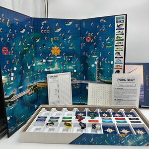Vintage Guy Harvey Fishing Frenzy Board Game Limited Edition Tournament ...