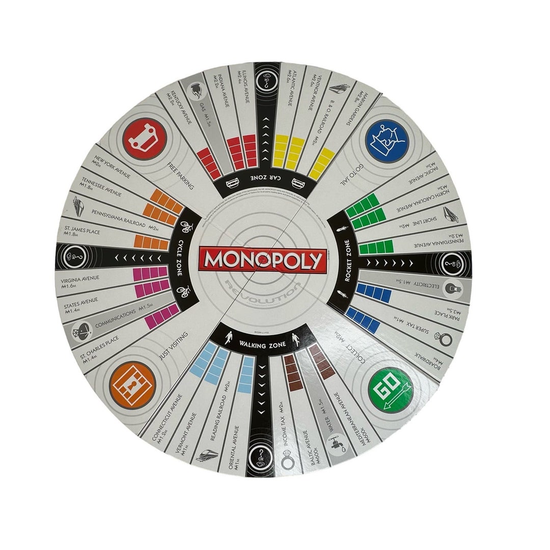 Choice Monopoly Revolution Pieces and Parts, Game Pieces, Tokens ...