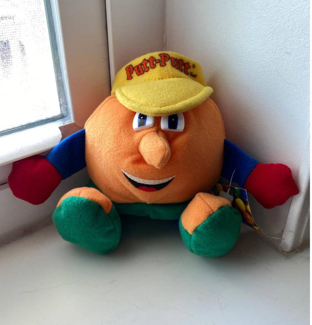 Vintage Rare 1999 Putt-putt Golf & Games Buster Ball Bean Doll Plush 8 ...
