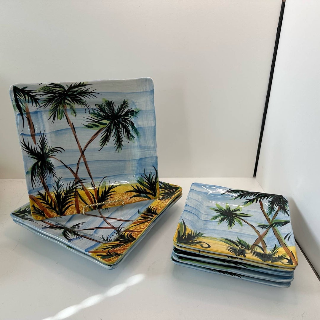 Choice Plates Tabletops Gallery Pattern Key West Salad and Dinner ...