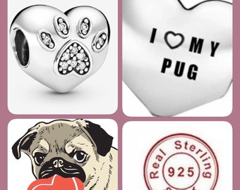 Pandora I Love Dog - Etsy