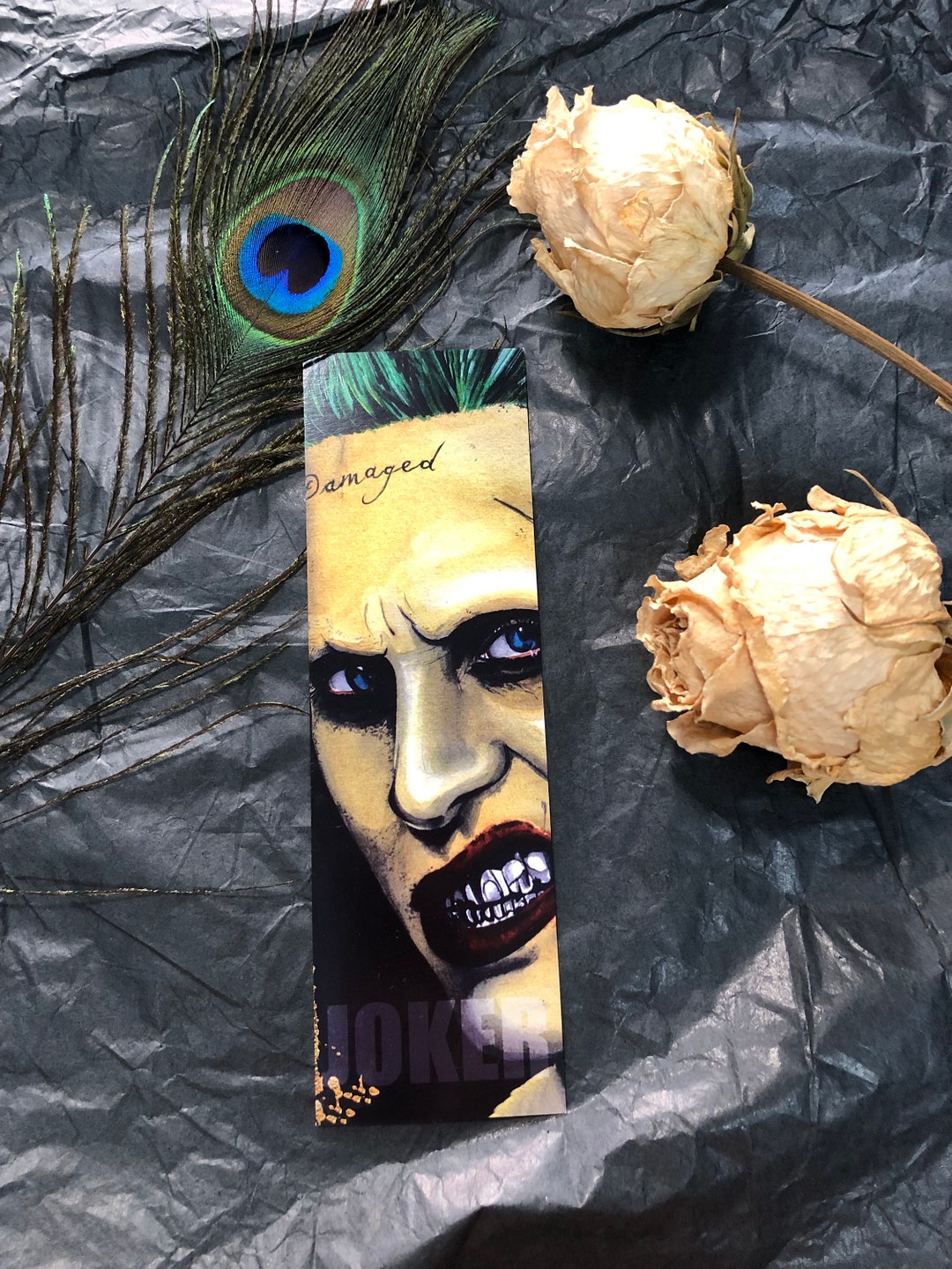 Jared Leto the Joker Bookmark - Etsy