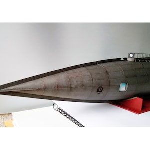 1/100 Nautilus Submarine Paper Model, Papercraft, Digital Template, PDF ...
