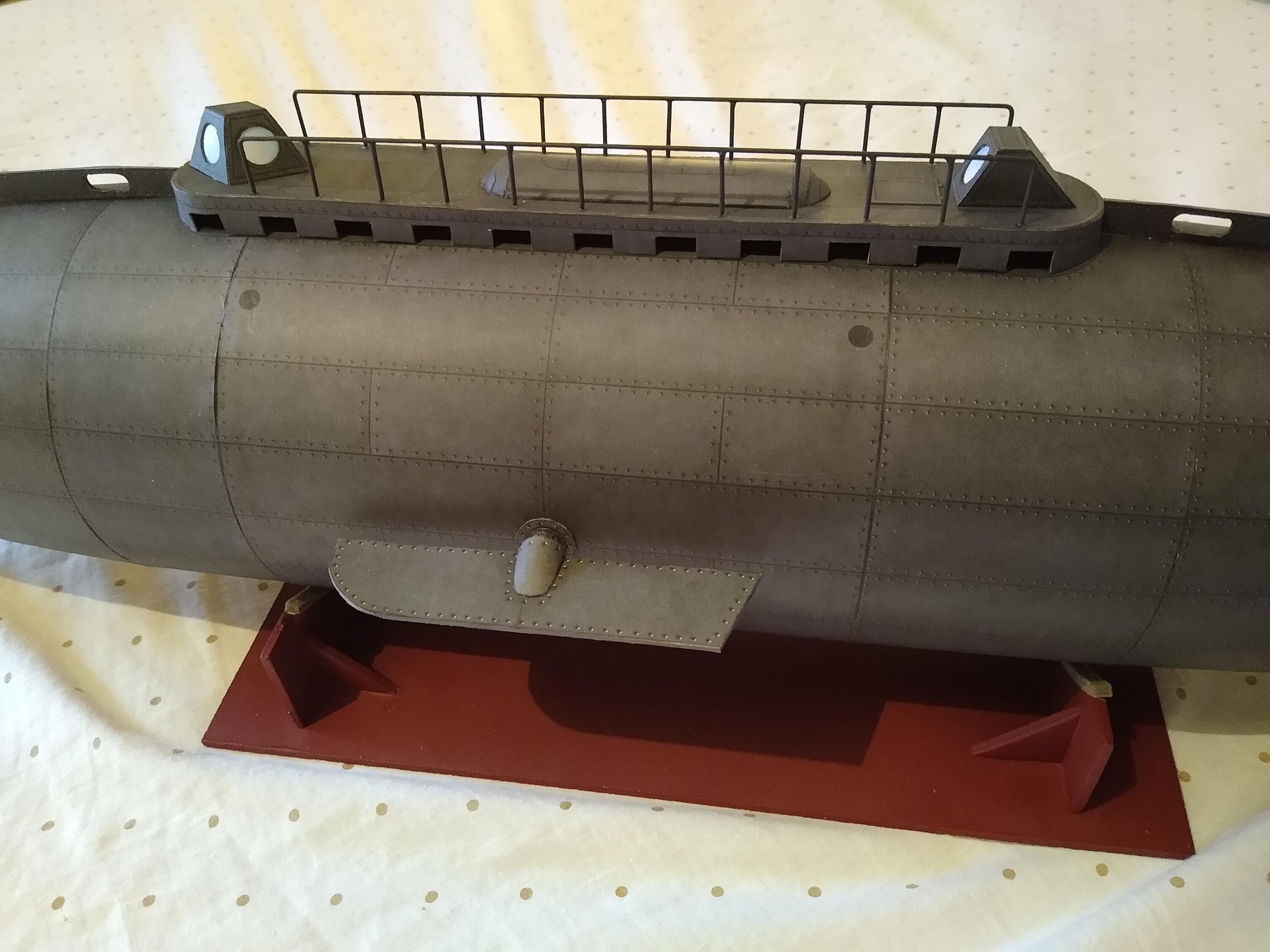 1/100 Nautilus Submarine Paper Model, Papercraft, Digital Template, PDF ...