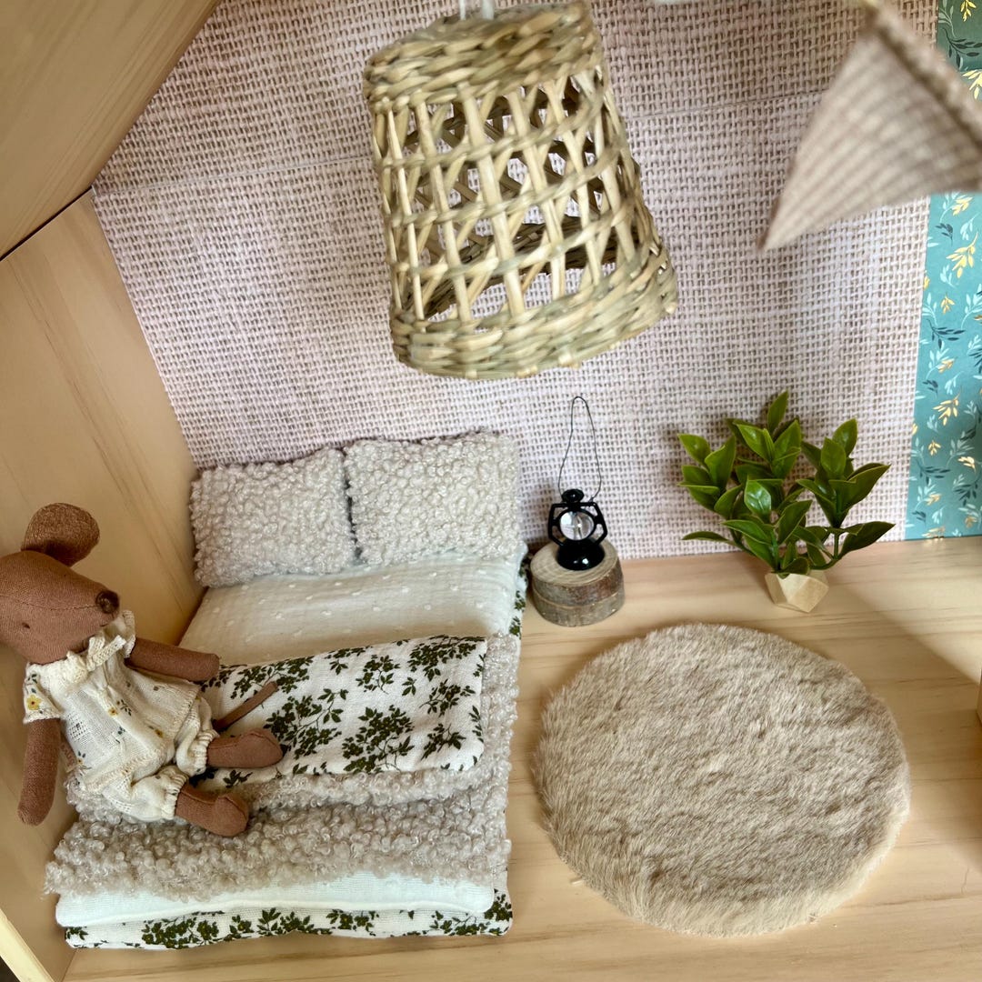 Maileg Mouse Parents' Bedroom Set - Etsy Canada