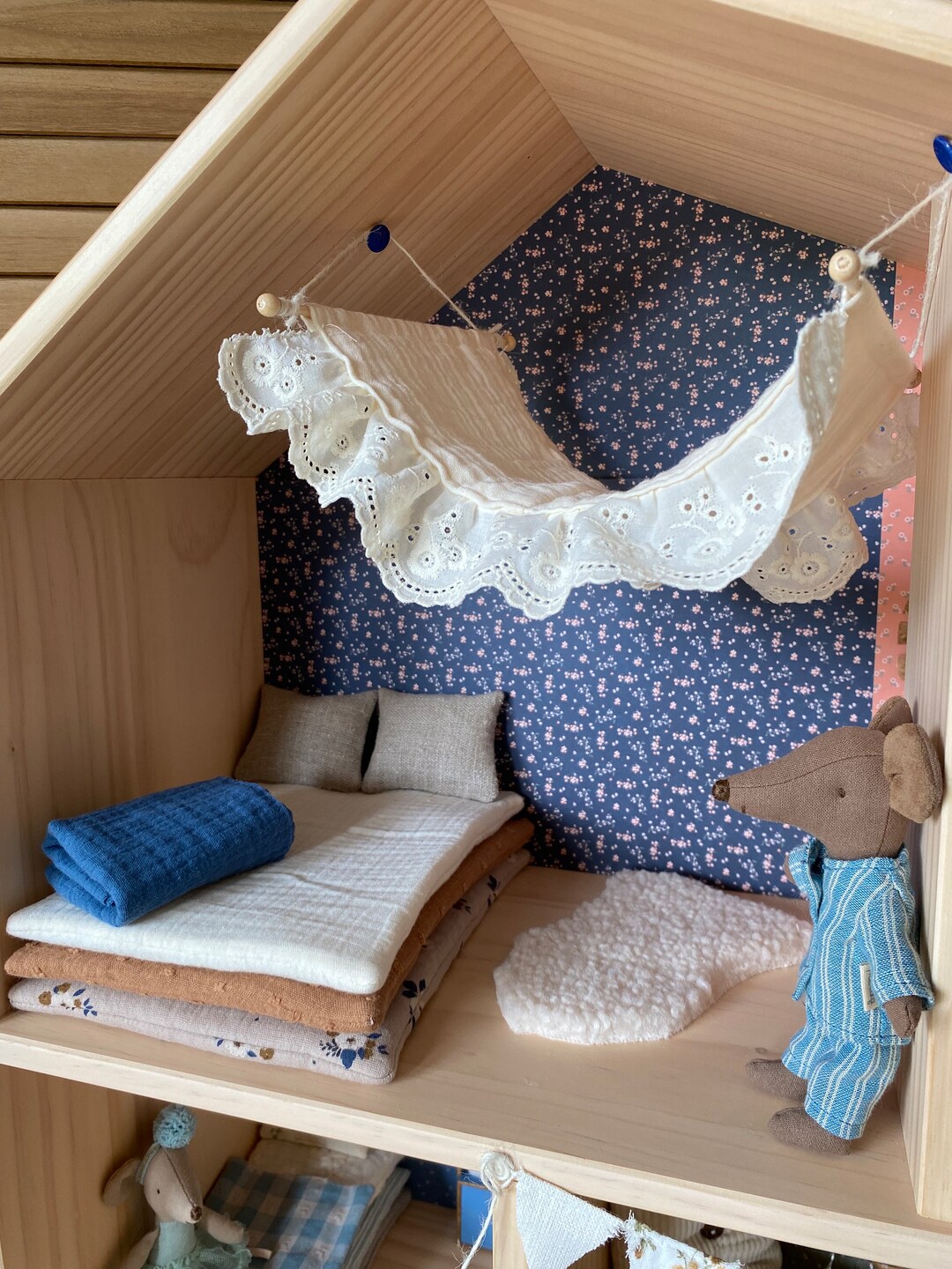 Maileg Mouse Parents Bedroom Set - Etsy