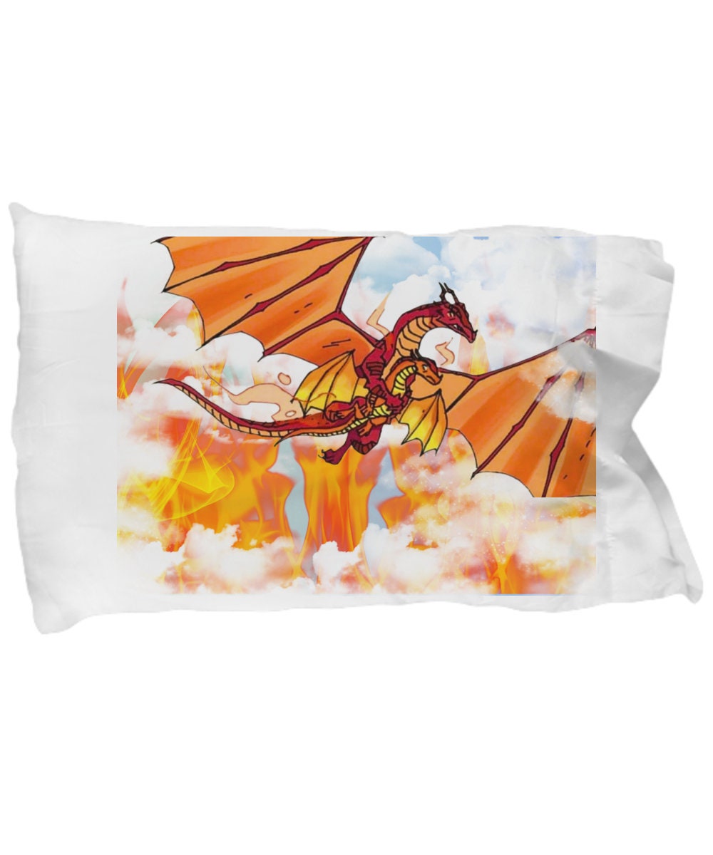 Wings of Fire Dragons Pillowcase for Bedding, Great Gift, Standard ...