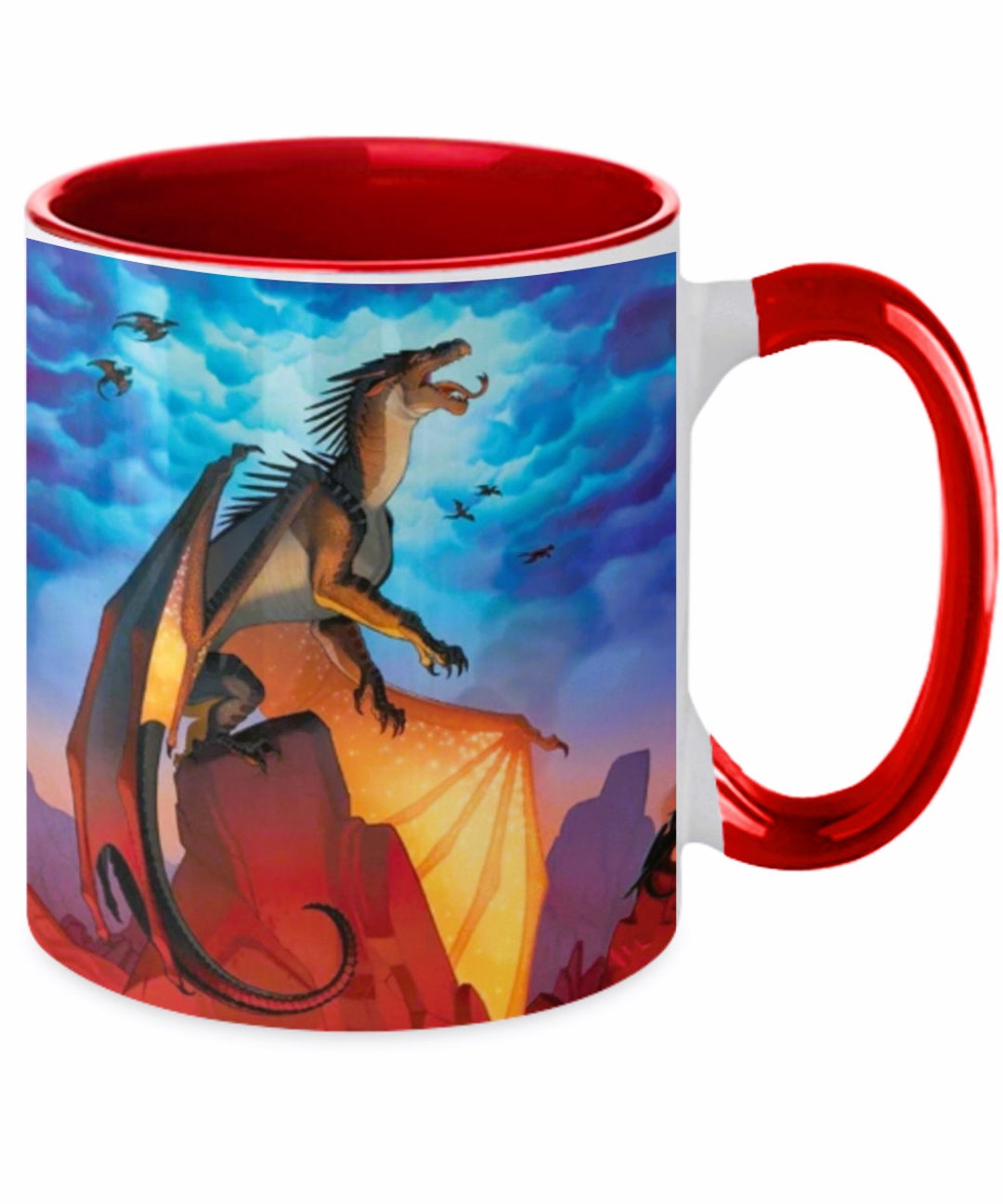 Wings of Fire Starlight Coffee Drink Mug Ceramic 11 Ounce Two Tone, Wof ...