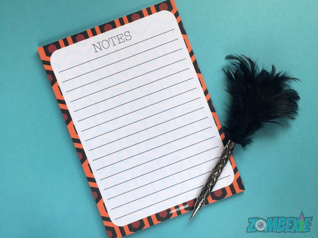 The Overlook Hotel A5 Notepad / Spooky Stationary / Stephen King / The ...