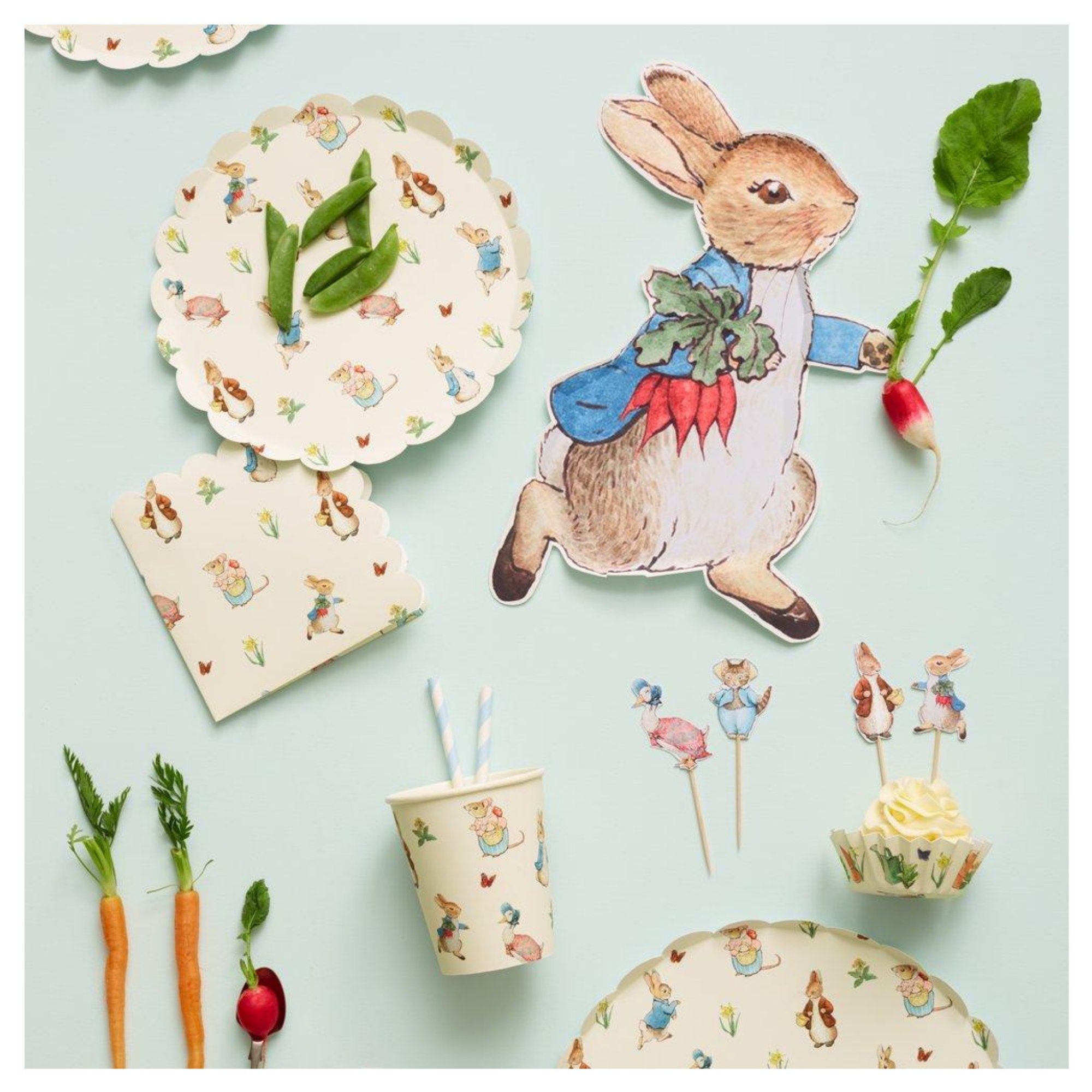 Peter Rabbit Die-cut Serviettes by Meri Meri - Etsy Australia