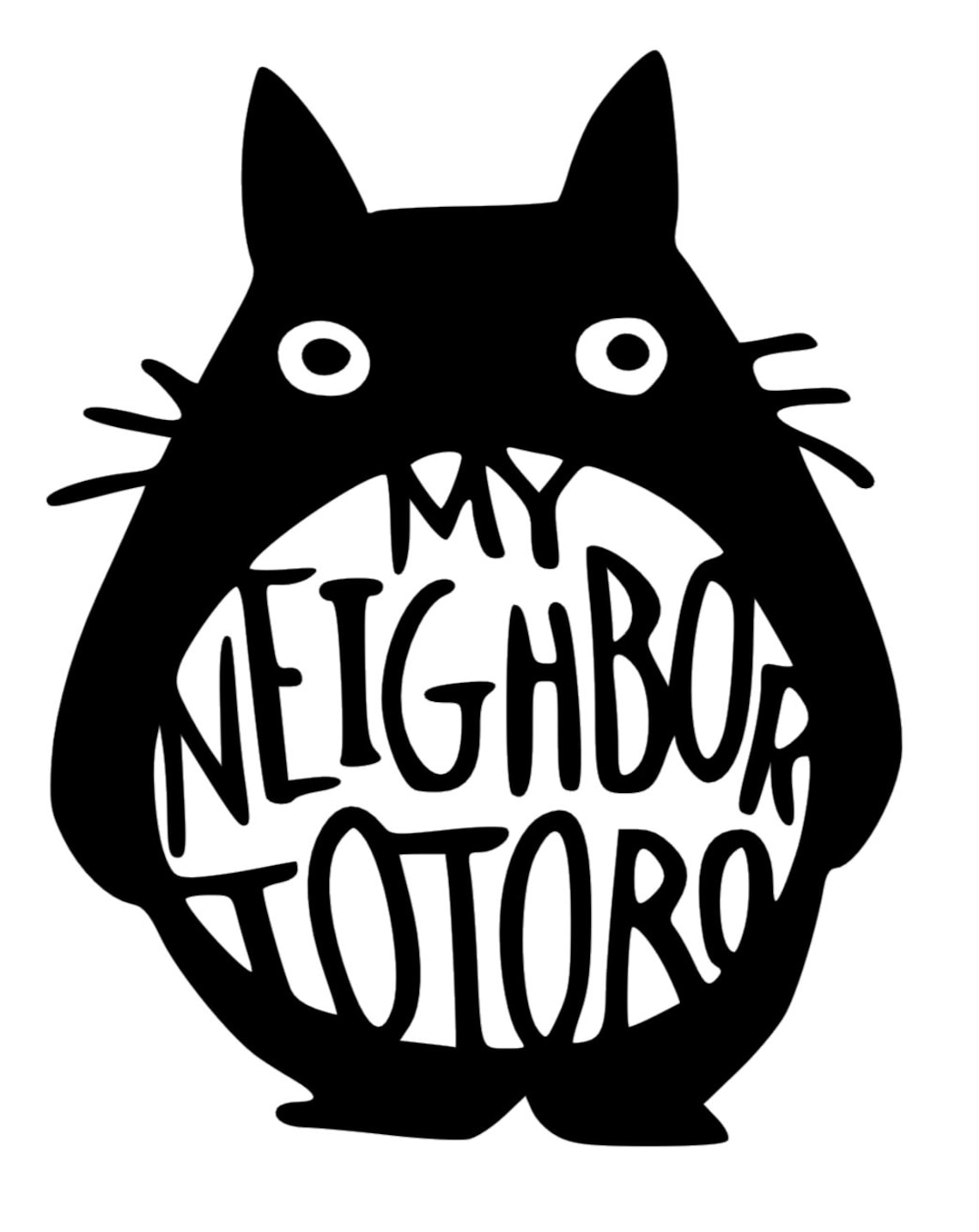 Studio Ghibli SVG Files Howls Moving Castle My Neighbor | Etsy Singapore