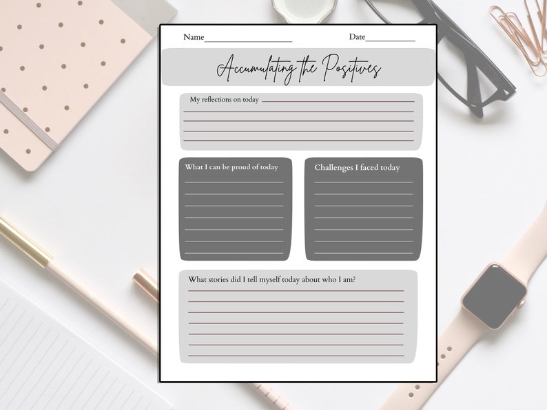 DBT Worksheet | DBT: Accumulating Positives DBT Worksheet | Dialectical ...