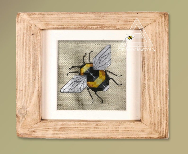 BUMBLE BEE Cross Stitch Pattern, PDF Digital Download, Cute Animals ...