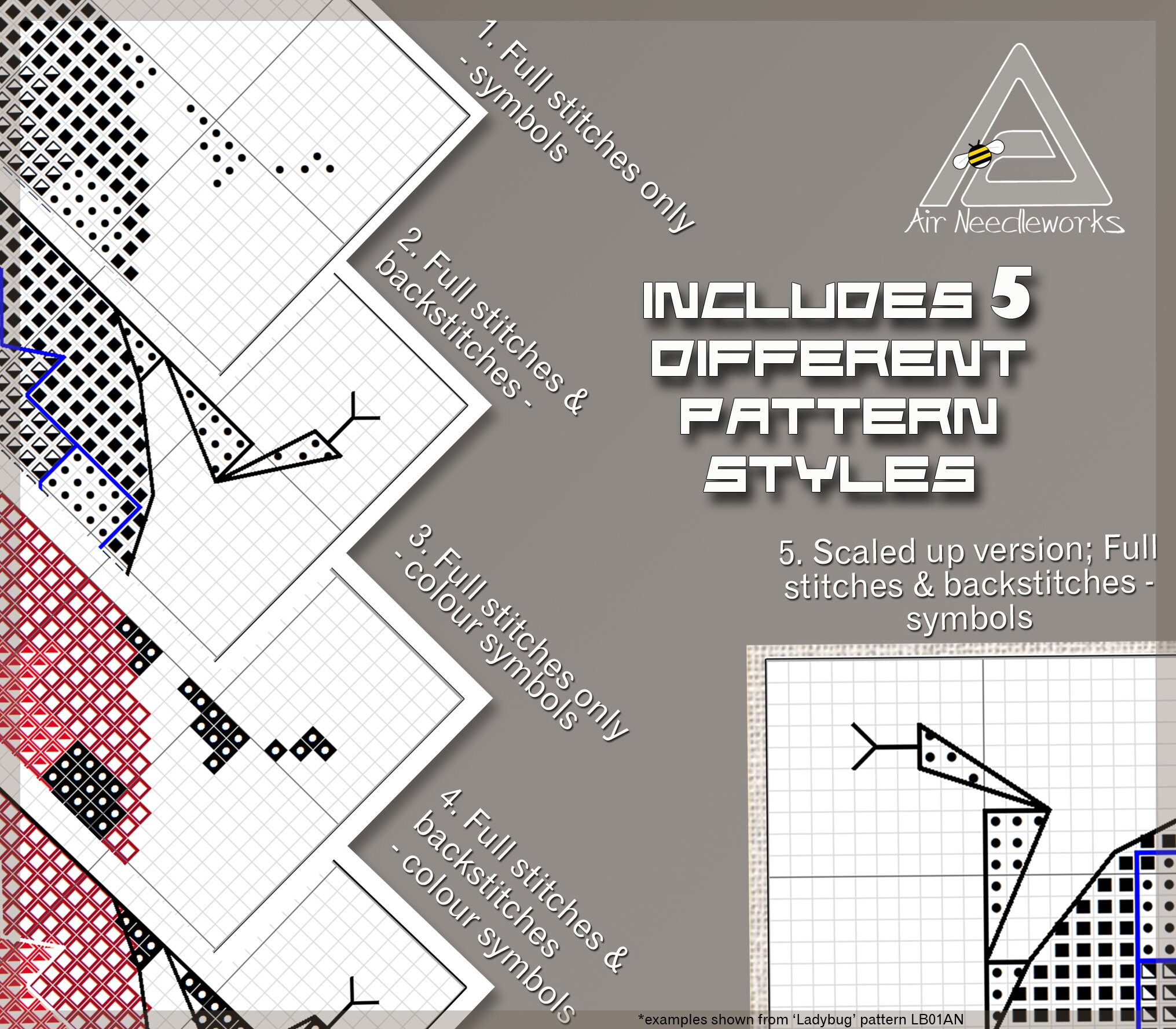 HONEYCOMB FIRE Cross Stitch Pattern PDF Digital Download | Etsy