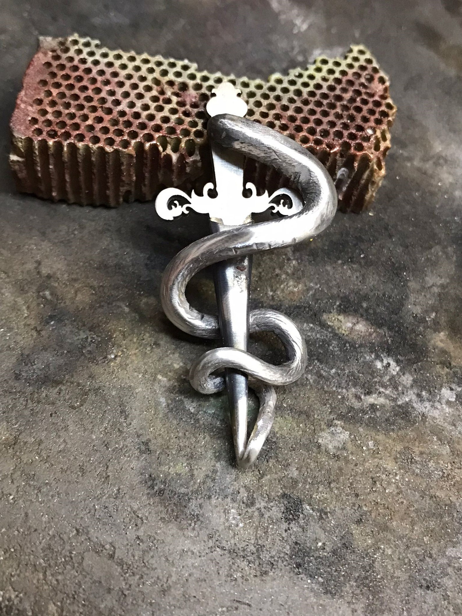 Handmade-silver-snake-necklace-snake Necklace-authentic - Etsy