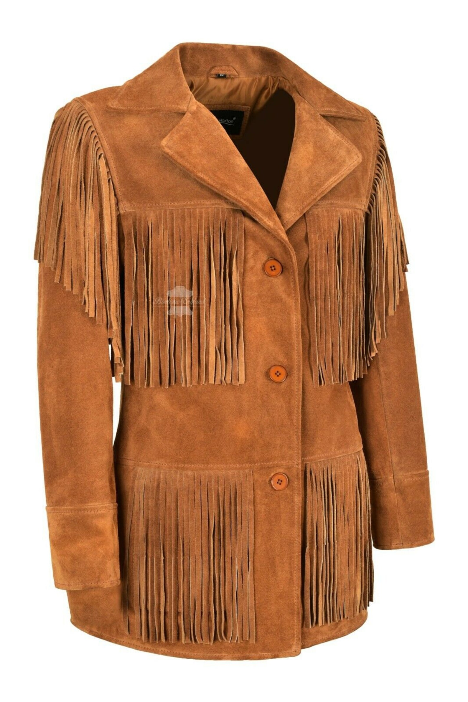 Women Western Fringes Leather Jacket Tan Classic Fringe Real | Etsy