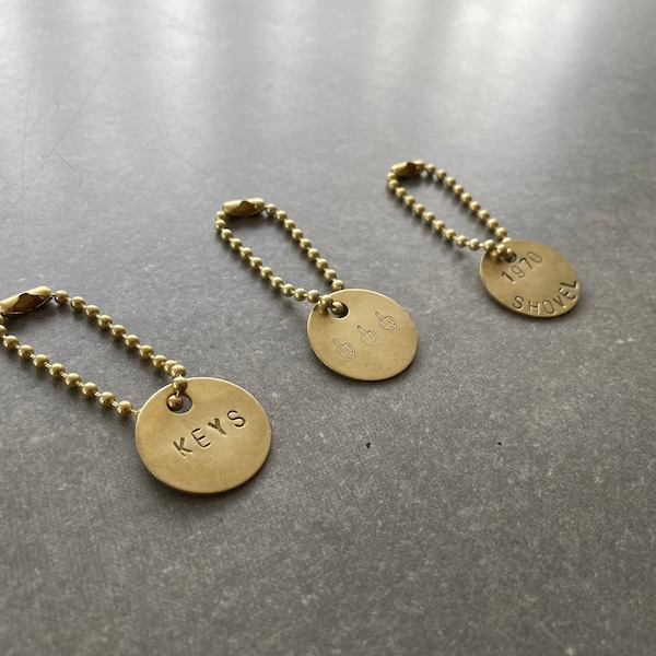 Custom Brass Key Chains - Etsy