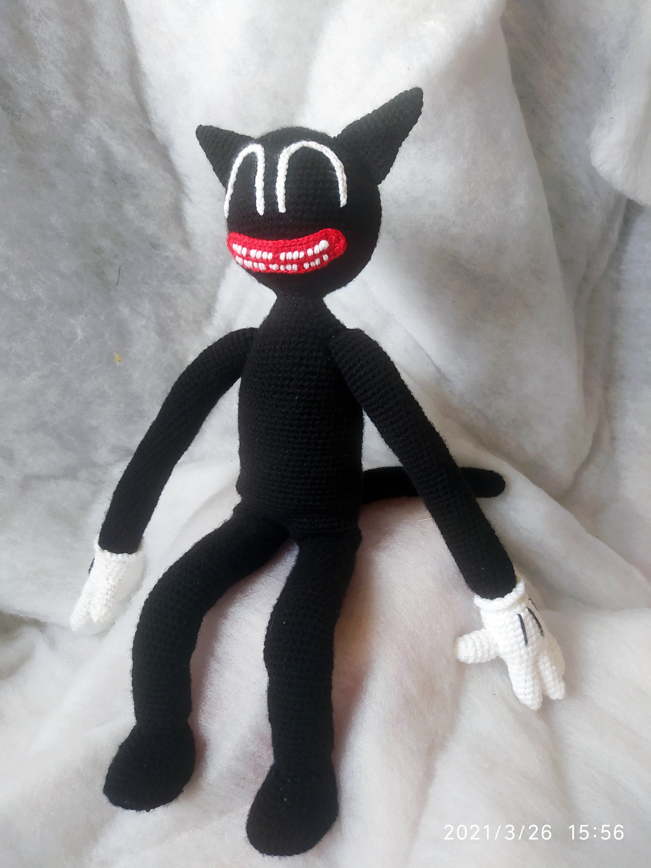 Cartoon Cat Cartooncat based on Trevor Henderson Soft toy 24 | Etsy