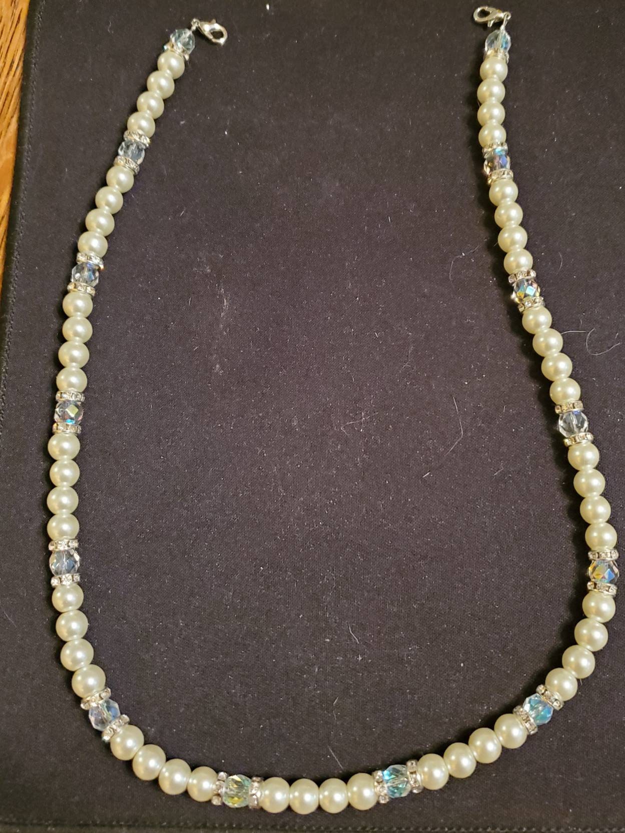 Agarra mis perlas. Perla de cristal y cordón de cristal checo | Etsy